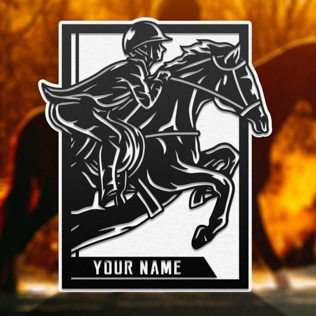 Personalized Equestrian Sign - MyMakerScape
