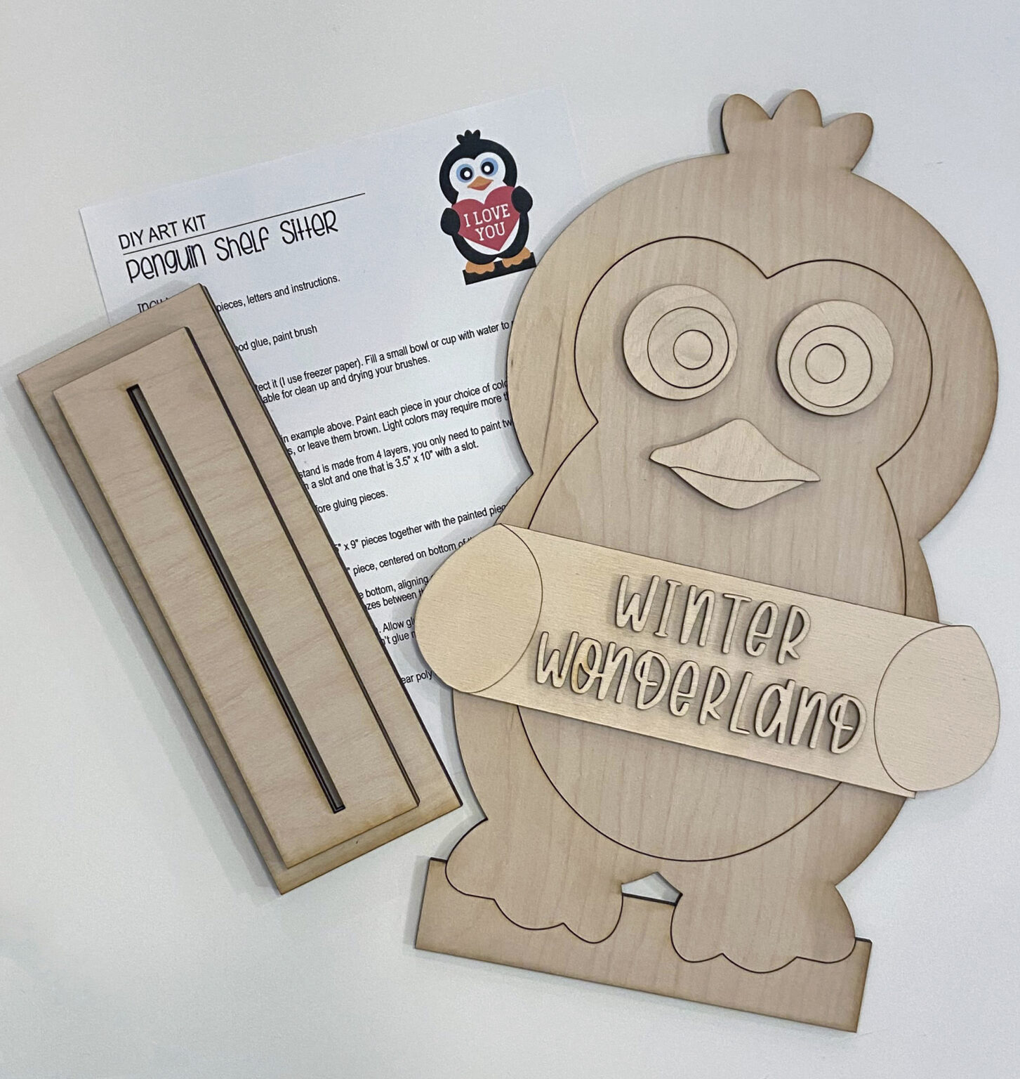 Winter Wonderland Penguin DIY kit - MyMakerScape