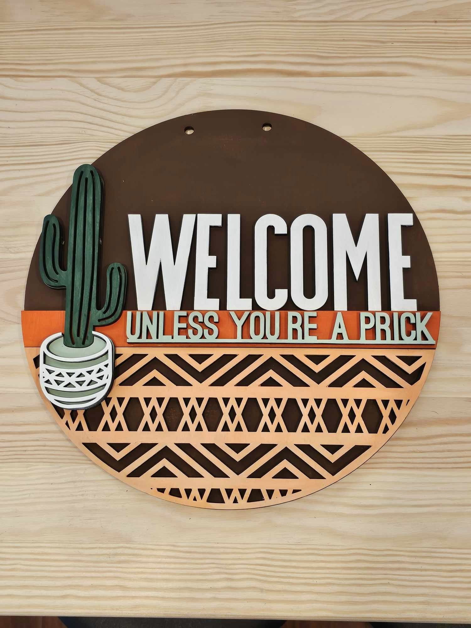 Boho Cactus DIY Sign - MyMakerScape
