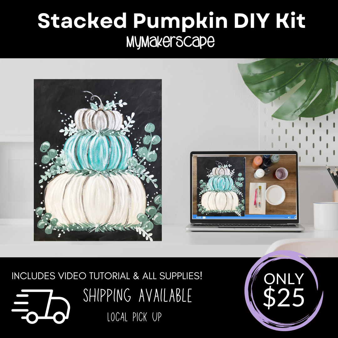 Stacked Pumpkin DIY kit - MyMakerScape